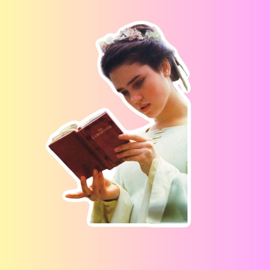 Labyrinth Sticker 80s Movie Icon, Jennifer Connelly, Fantasy Art ...