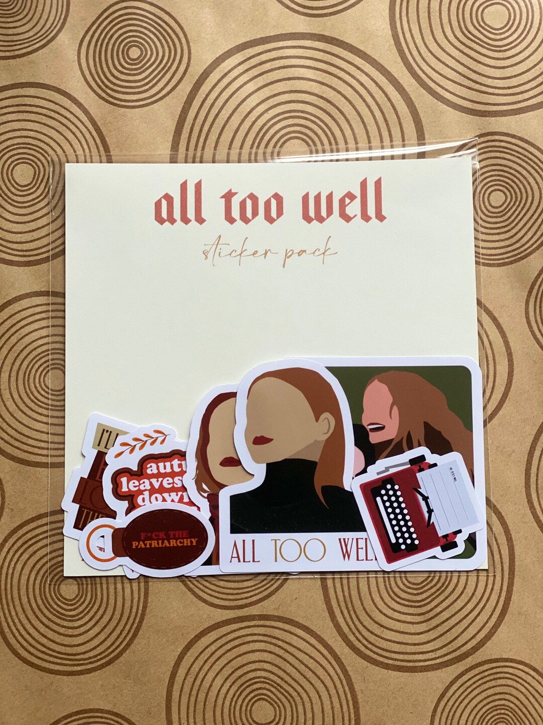 Taylor Swift all Too Well Sticker Pack of 8/ Sadie Sink Sticker/ Taylor ...