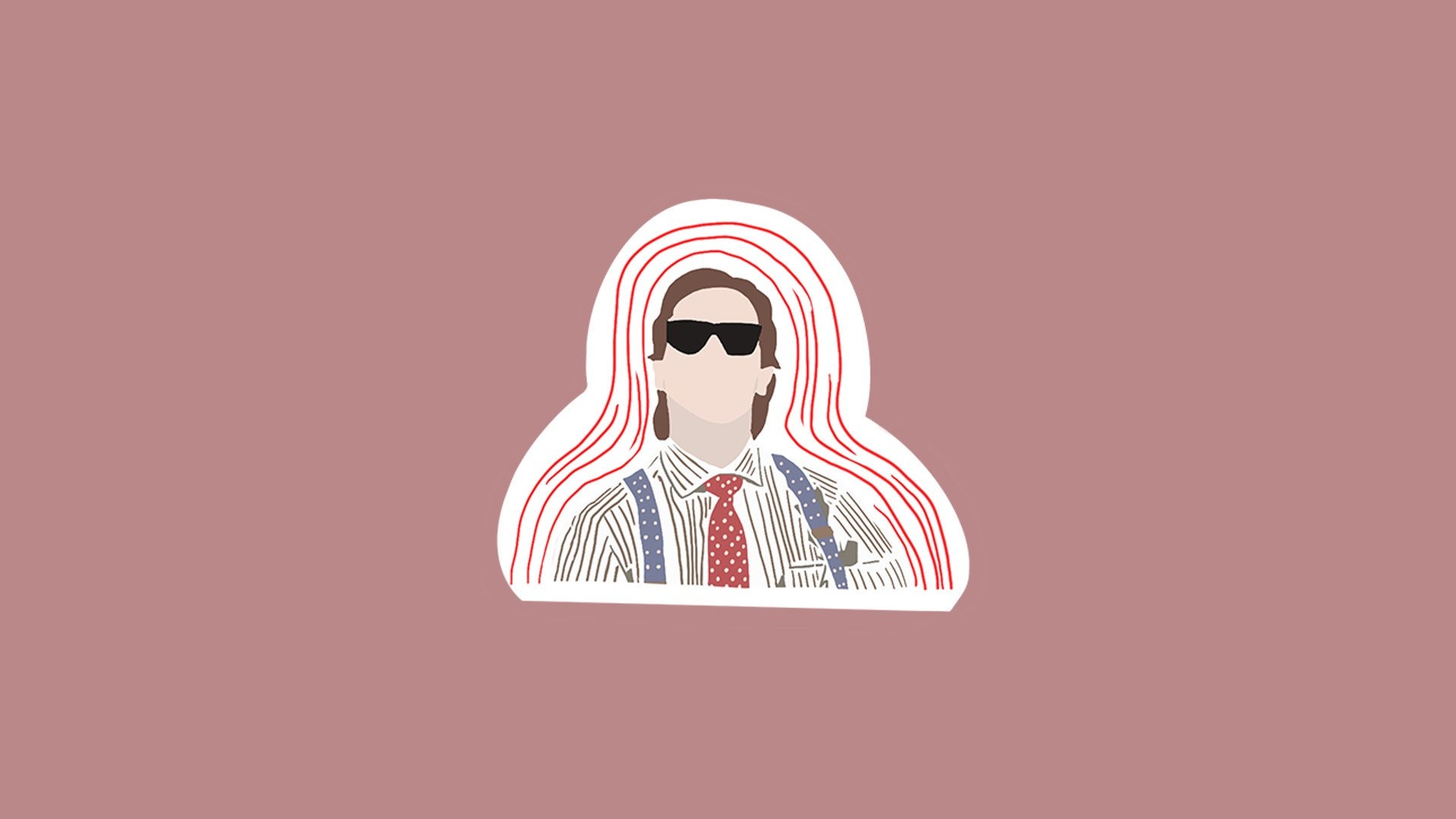 American Psycho Sticker | Patrick Bateman Sticker | Christian Bale ...