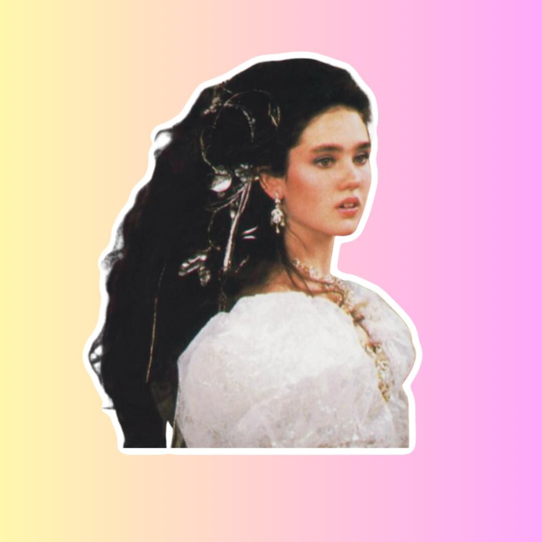 Labyrinth Sticker 80s Movie Icon, Jennifer Connelly, Fantasy Art ...