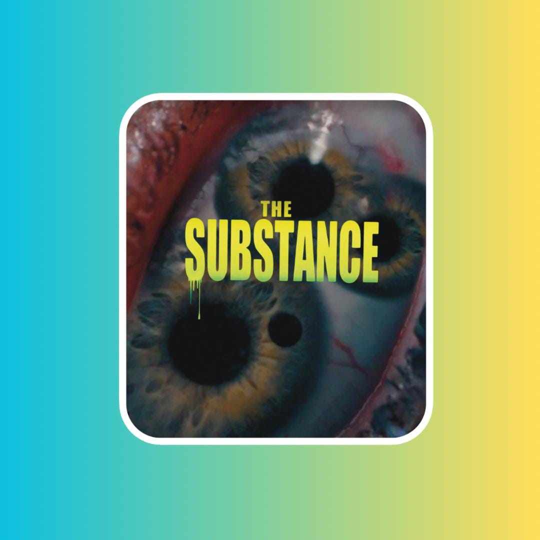 The Substance Movie Sticker Demi Moore – Sci-fi Film Fan Art ...