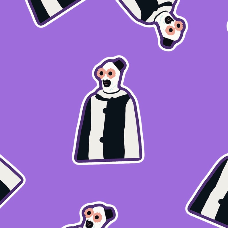 Art the Clown Sticker | Terrifier 2 Horror Movie Sticker - Etsy