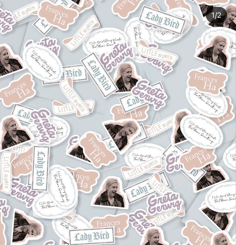 Greta Gerwig Sticker Pack Movie Decal Laptop Little Women Lady Bird ...