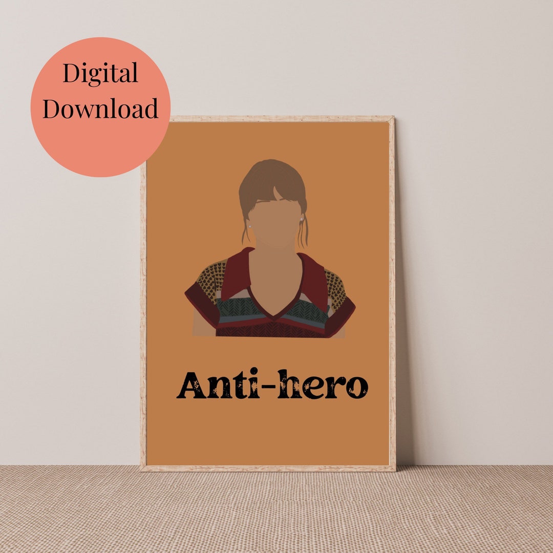 Taylor Swift Anti Hero Printable Wall Art, Digital Download Print ...