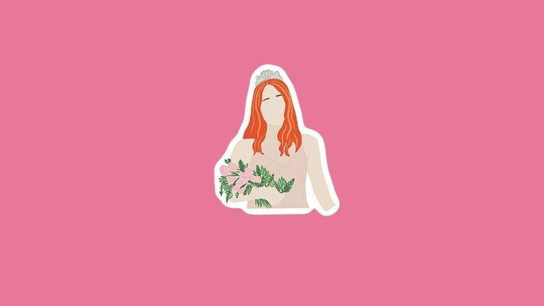 Carrie Sticker | Horror Movie Sticker | Die-cut | Stephen King | 1970s ...