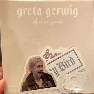 Greta Gerwig Sticker Pack Movie Decal Laptop Little Women Lady Bird ...