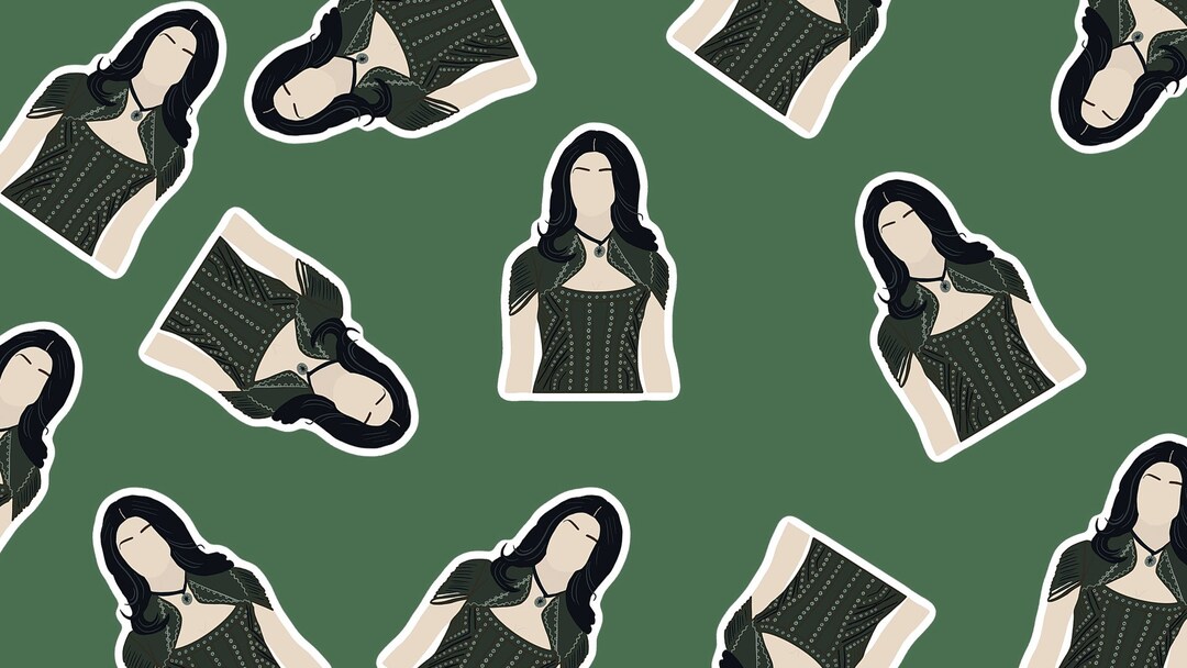The Witcher Yennifer Sticker, Anya Chalotra, Die-cut Sticker, Yennifer ...