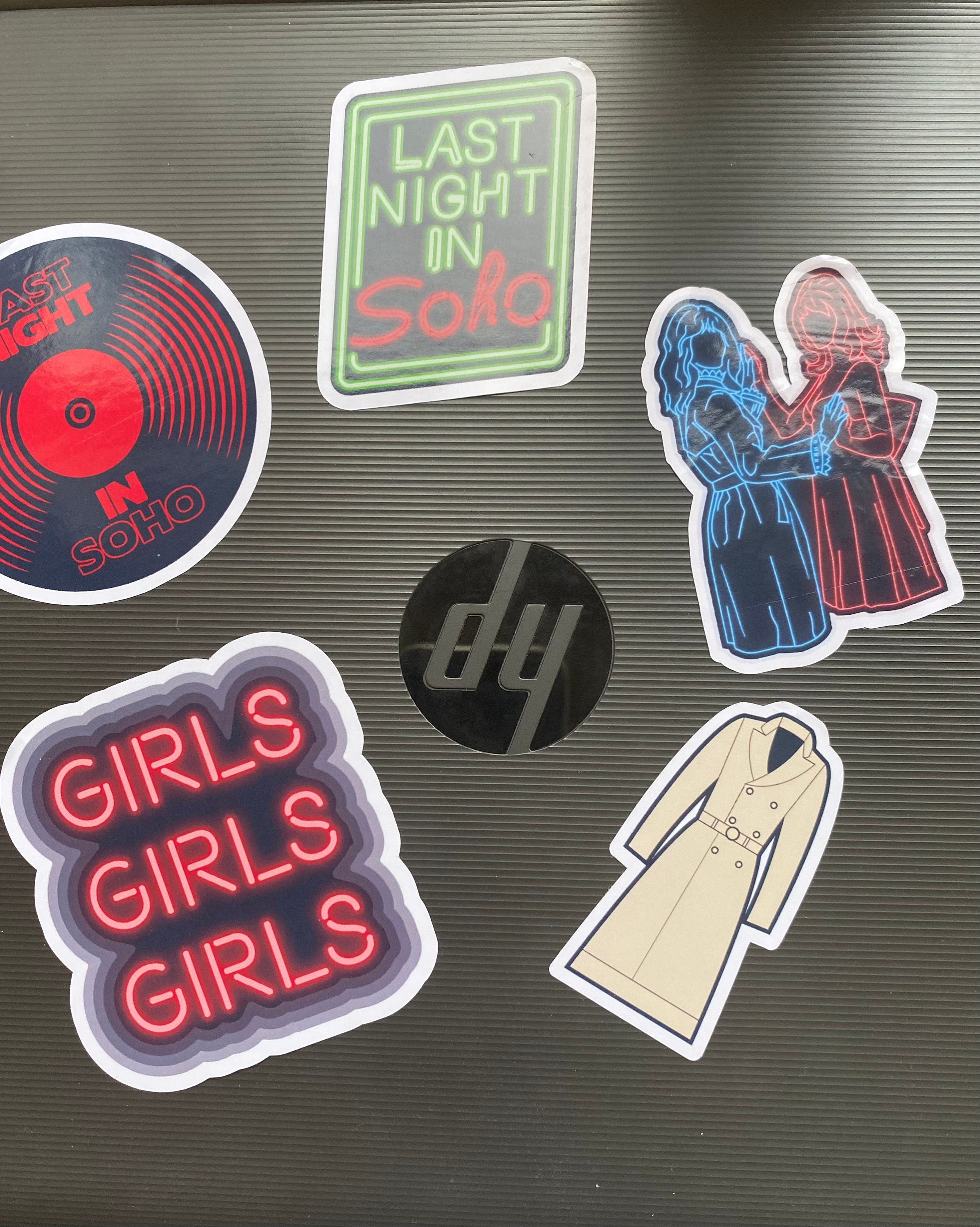 Last Night in Soho Sticker Pack of 5 / Colour Glossy Stickers - Etsy UK