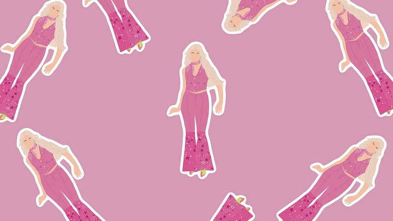 Margot Robbie Movie Sticker | Greta Gerwig Film Sticker - Etsy