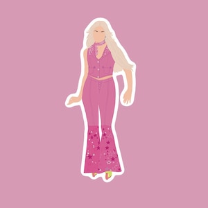 Margot Robbie Movie Sticker | Greta Gerwig Film Sticker - Etsy