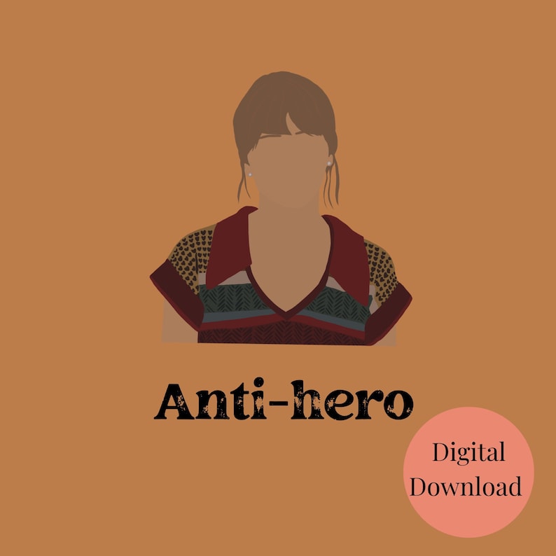 Taylor Swift Anti Hero Printable Wall Art Digital Download - Etsy