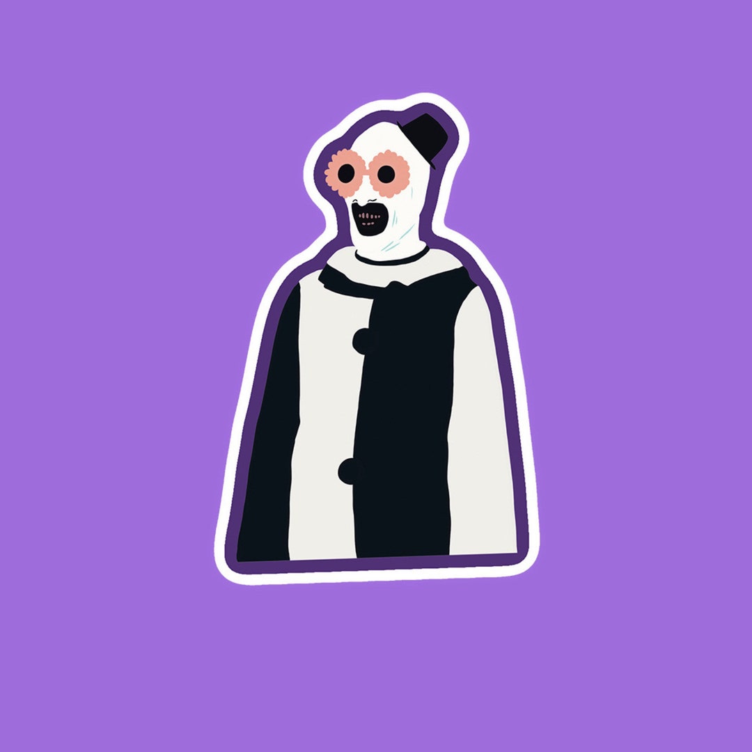 Art the Clown Sticker | Terrifier 2 Horror Movie Sticker - Etsy