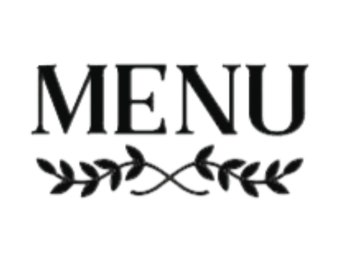 Vinyl Menu Sticker - Etsy