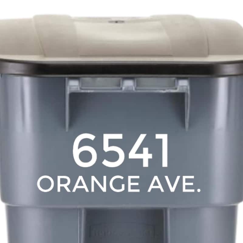 Trash Bin Vinyl Decal - Etsy