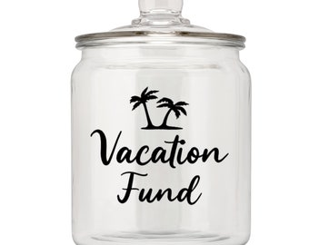 Travel Fund Sticker Sticker, Label, Decal for Money Jar // Travel Fund ...