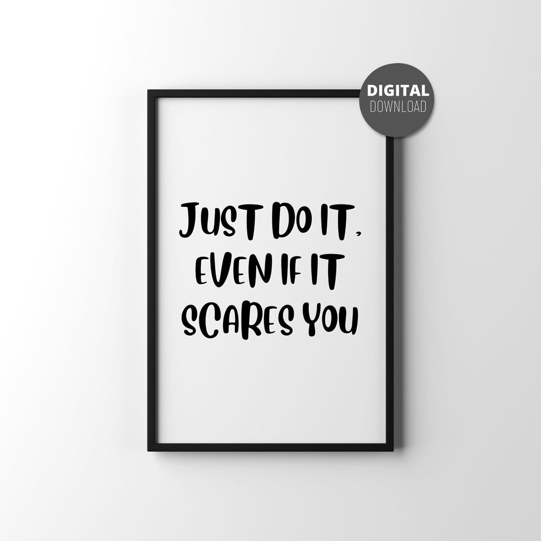 Just Do It Printable Poster Office Wall Art, Office Decor ...