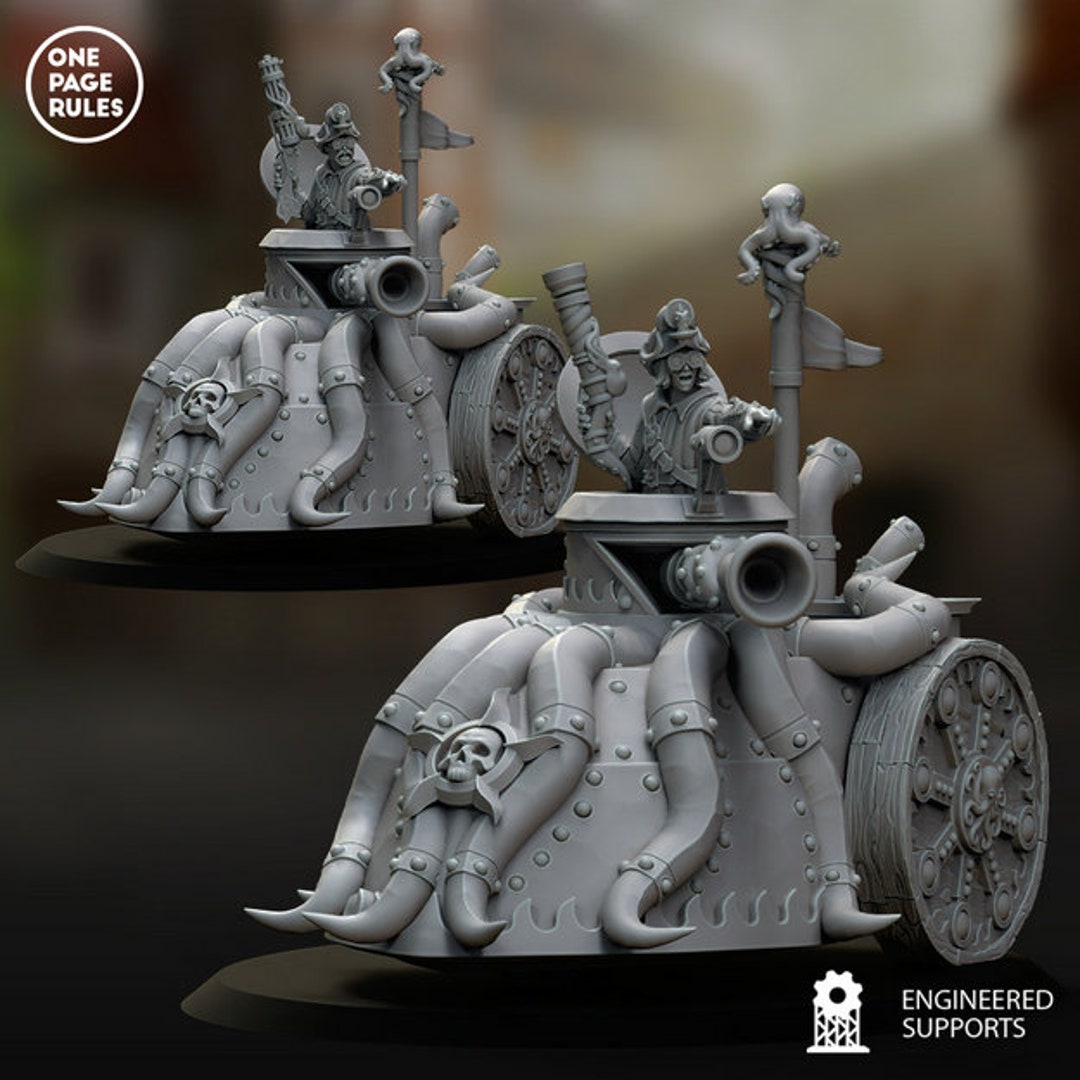 Empire Steam Tank 3D Printed Miniatures 8K LCD Artisans - Etsy