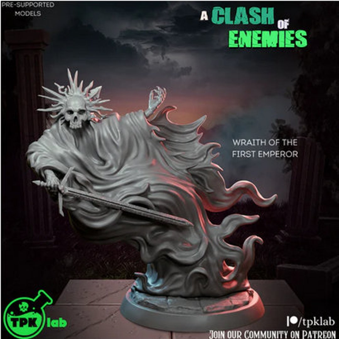 Wraith of First Emperor 3D Printed Miniatures 8K LCD Artisans - Etsy