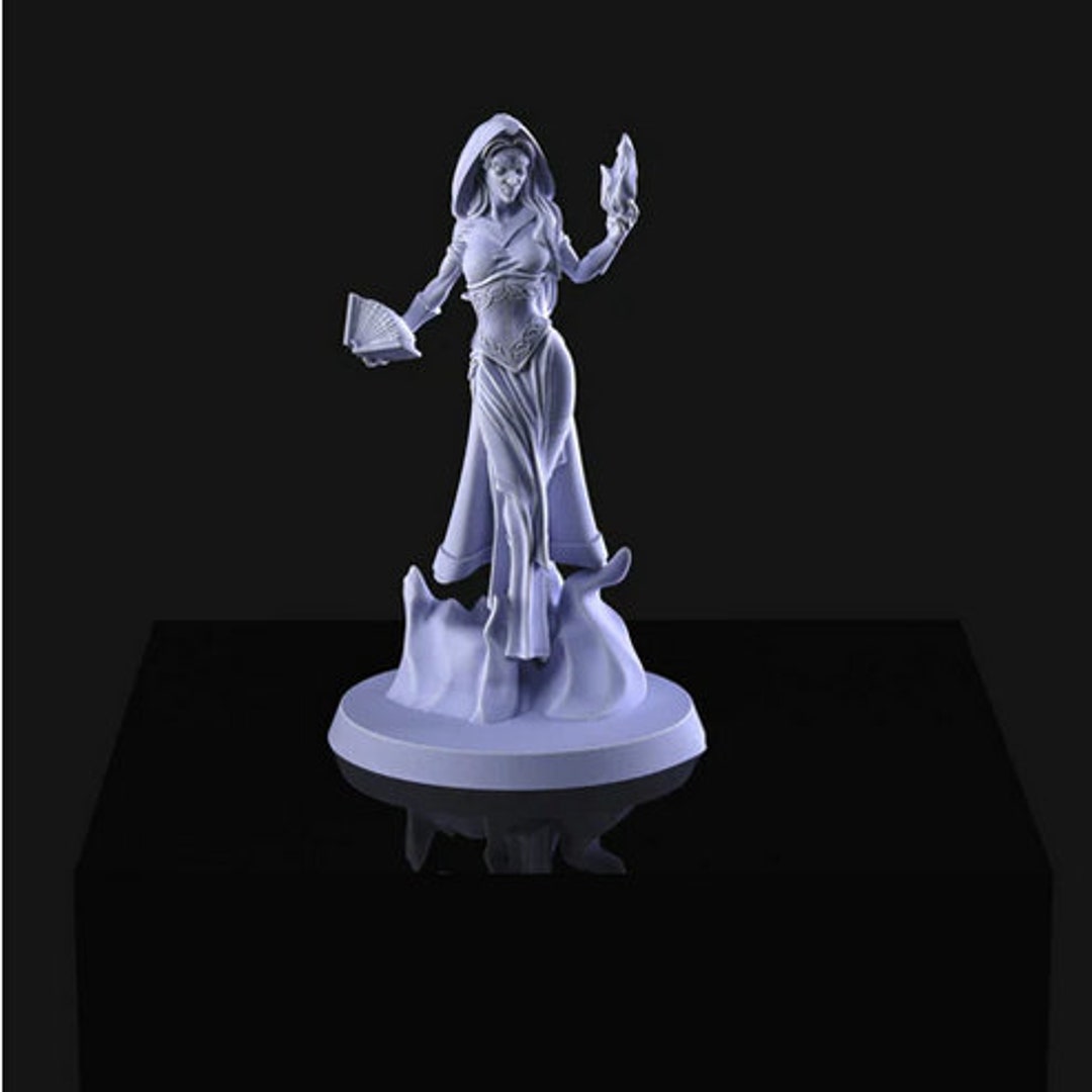 Fire Elf Mage 3D Printed Miniatures 8K LCD Artisans - Etsy