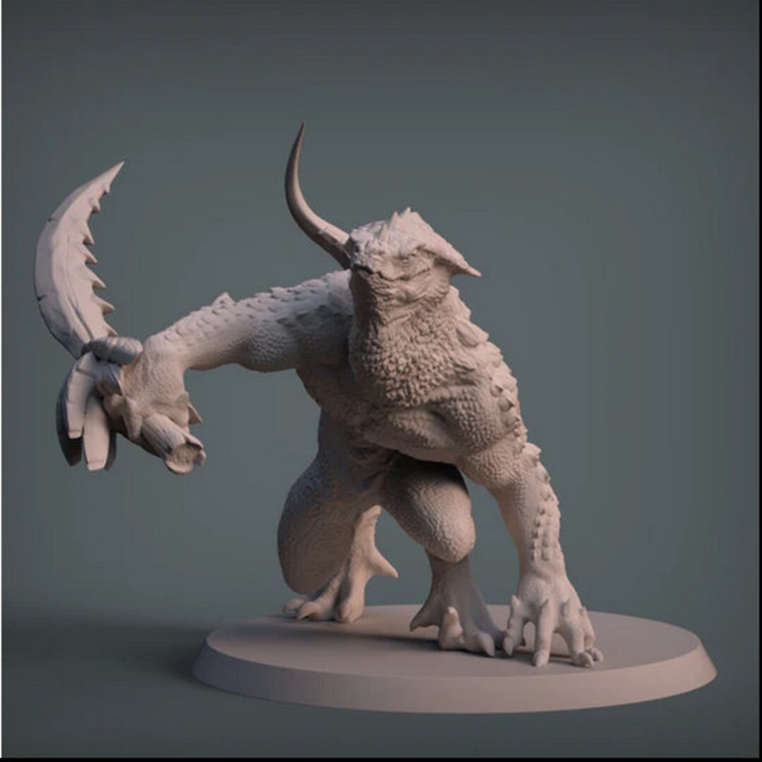 Lizardmen Assassin 3D Printed Miniatures 8K LCD Artisans - Etsy