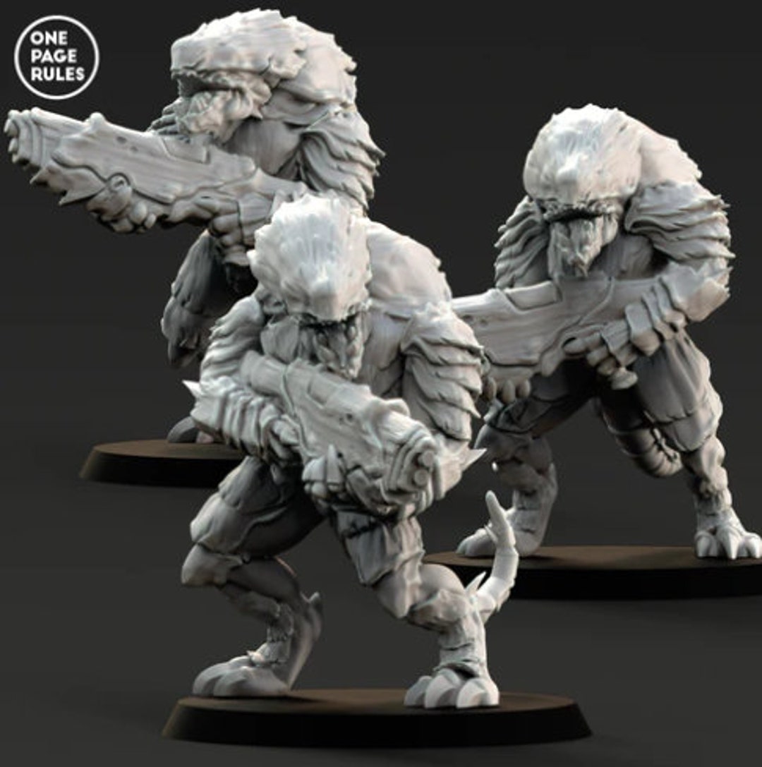 Alien Hive Guard_3d Printed Miniatures Artisans Size Height 47mm - Etsy