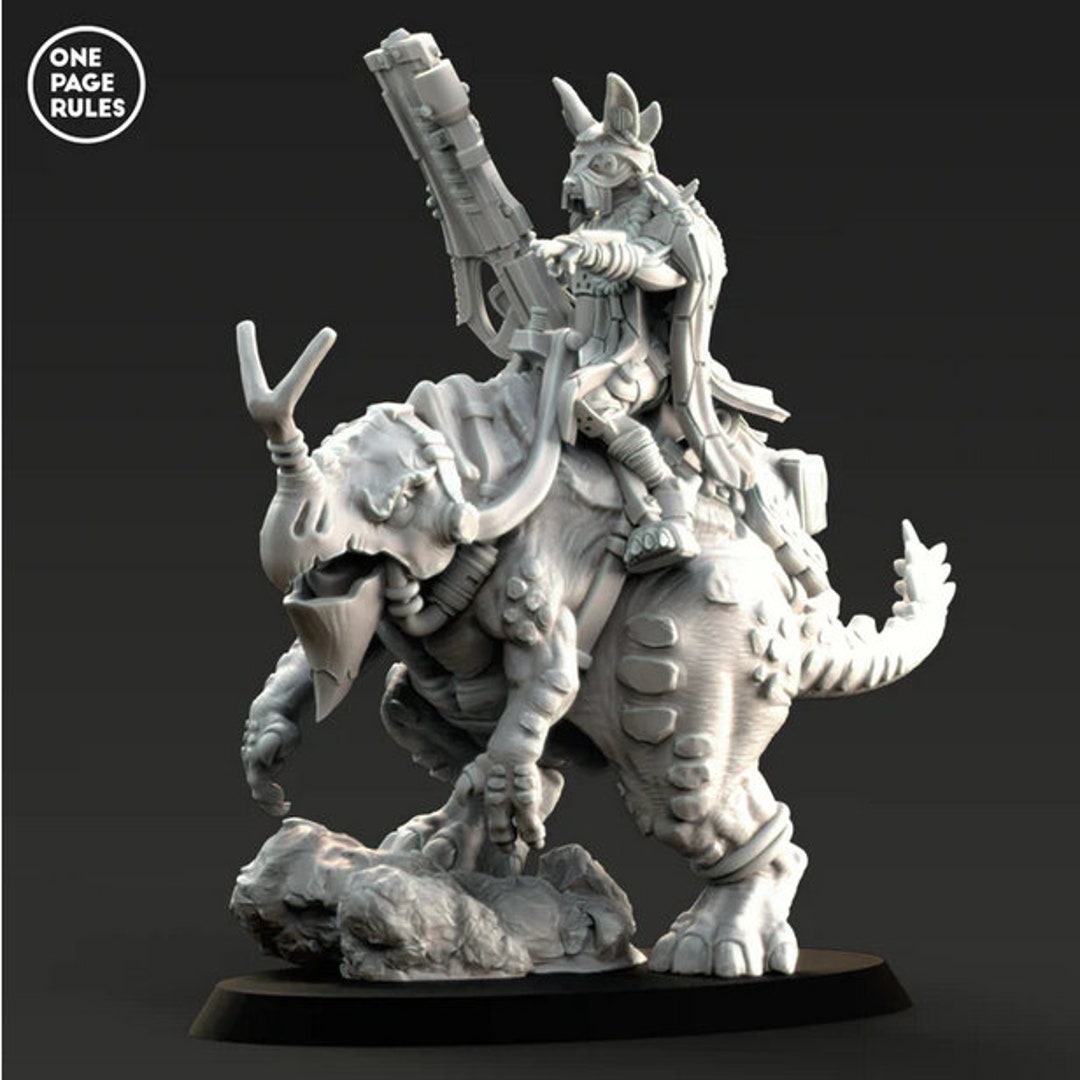 Jackal Gunner Beast Veteran 1 Model3d Printed Miniatures 8K LCD ...