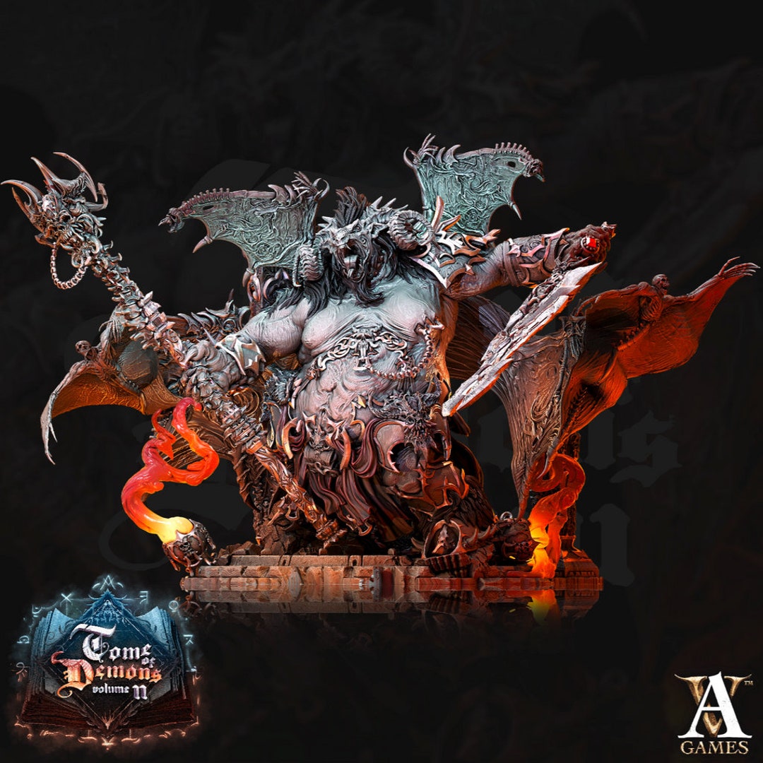 Orcus 3D Printed Miniatures 8K LCD Artisans - Etsy