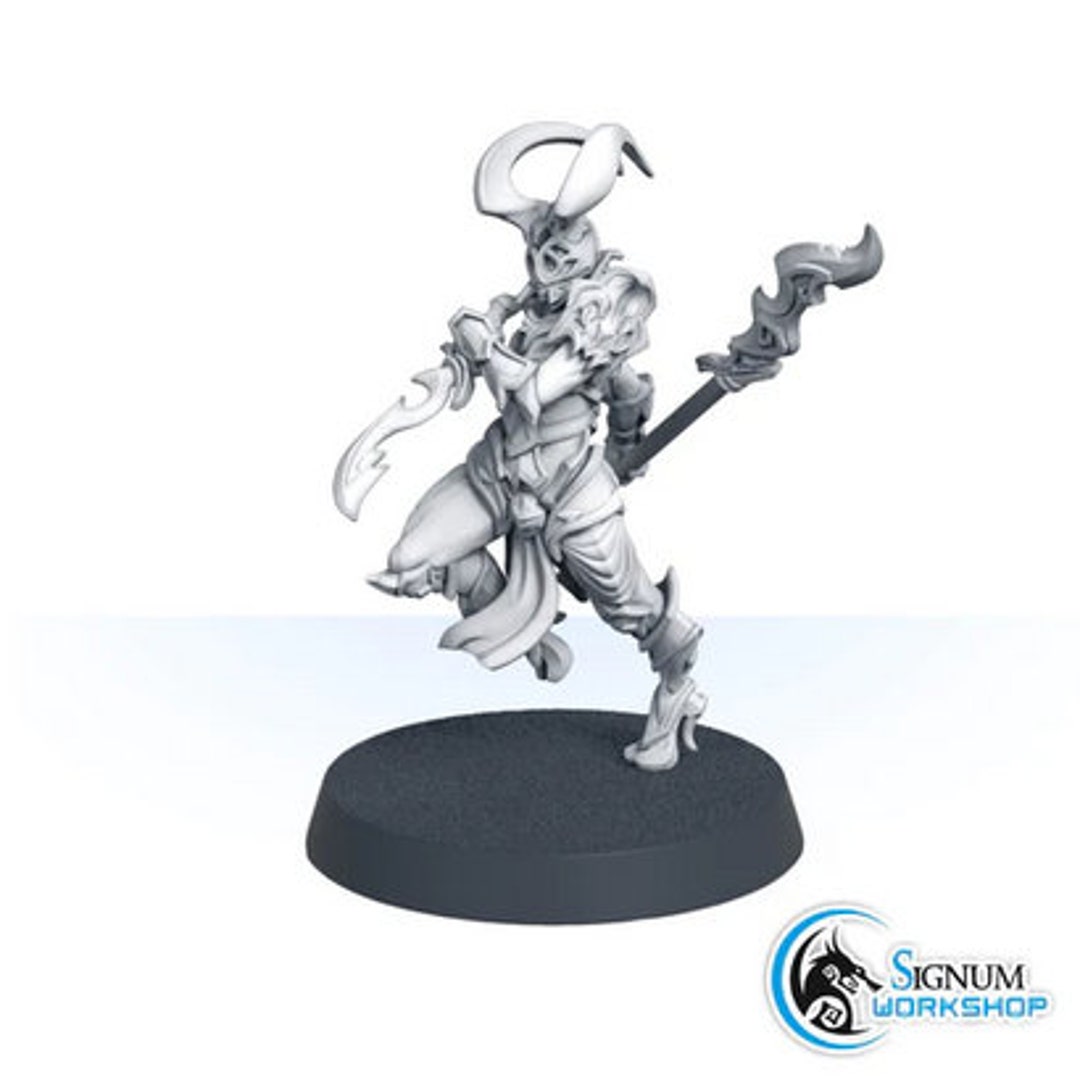 Ner-rice Ranger of Spider Witches 3D Printed Miniatures 8K - Etsy