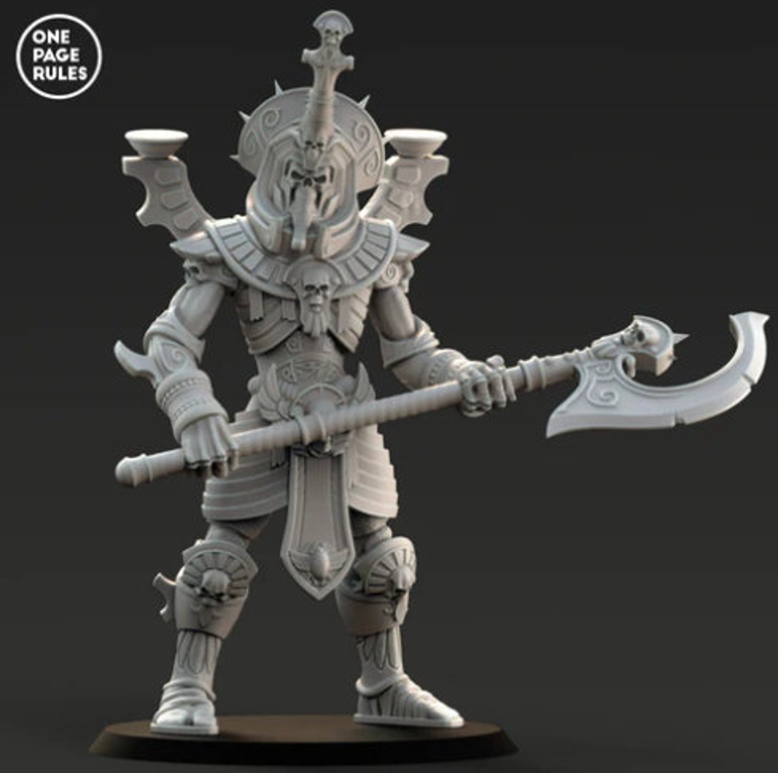 Mummified Giant God-statue_3d Printed Miniatures Artisans - Etsy