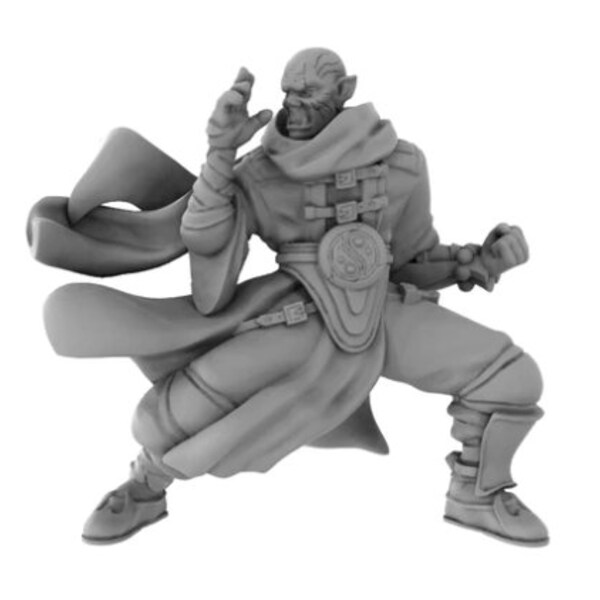 Half Orc Miniature - Etsy