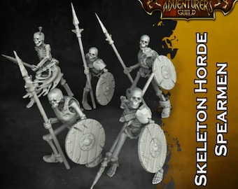 Skeleton Horde With Spears - Etsy