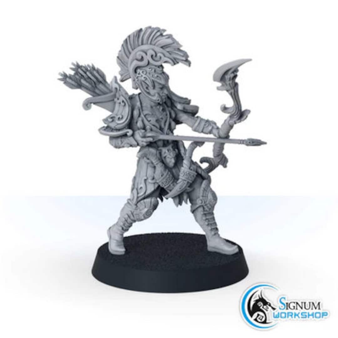 Carnil the White Arrow 3D Printed Miniatures 8K LCD - Etsy