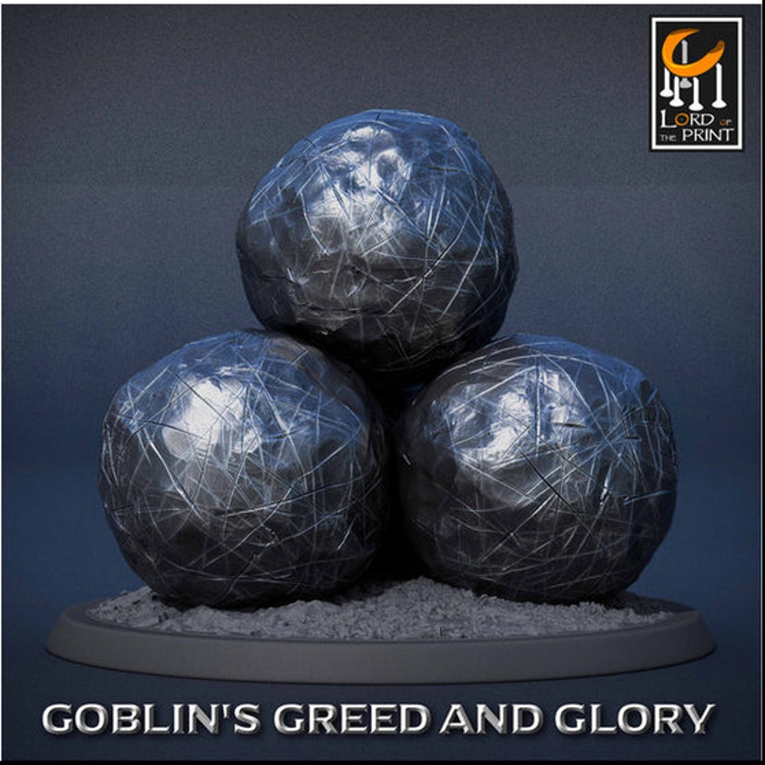 Goblin Stack Cannonball 3D Printed Miniatures 8K LCD Artisans - Etsy