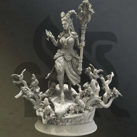 Fey-touched Satyr Renmaeth_3d Printed Miniatures Artisans - Etsy