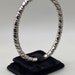 ITALY 925 Sterling Silver Twisted Locked Hinged Bangle Silver Bangle ...