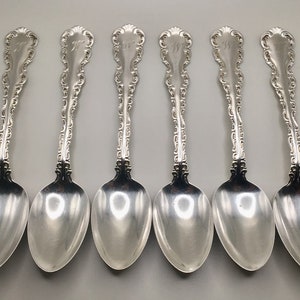 Antique Patten louis XV 1891 by Whiting Sterling Silver Teaspoons Set ...
