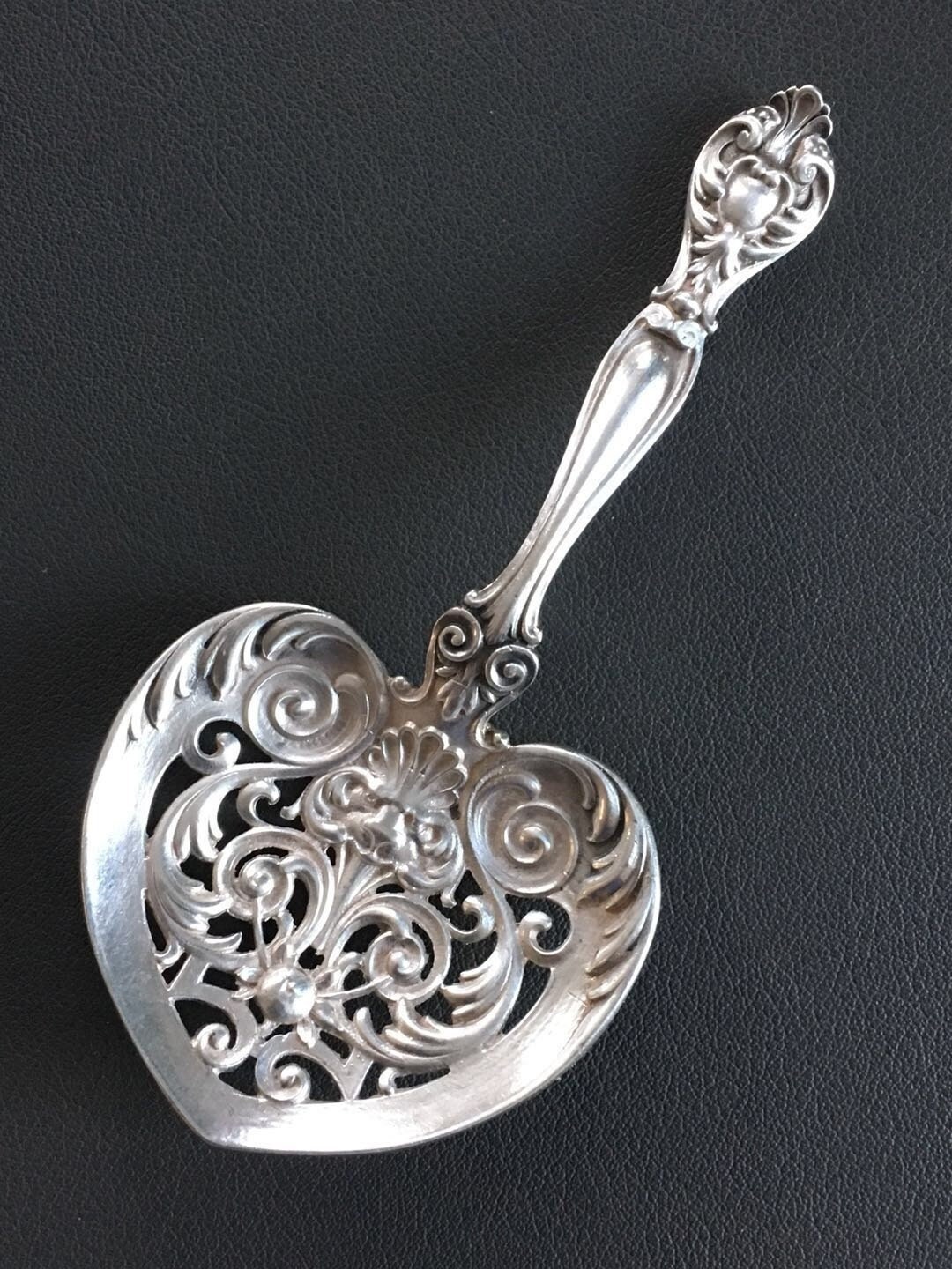 Rare Vintage Gorham Sterling H47 Gargoyle/lion Silver Bon Bon Spoon 5 1 ...