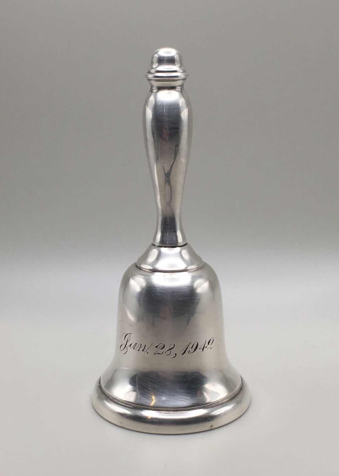 Vintage Sterling Silver Dinner Bell 4 1/2". Silver Flatware, Silverware ...