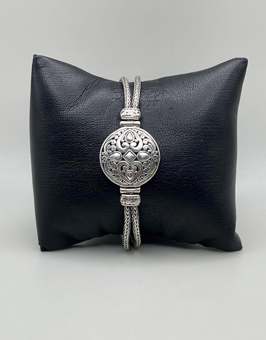 Vintage ATI 925 ID Sterling Silver Bali Style Chain Bracelet |silver ...