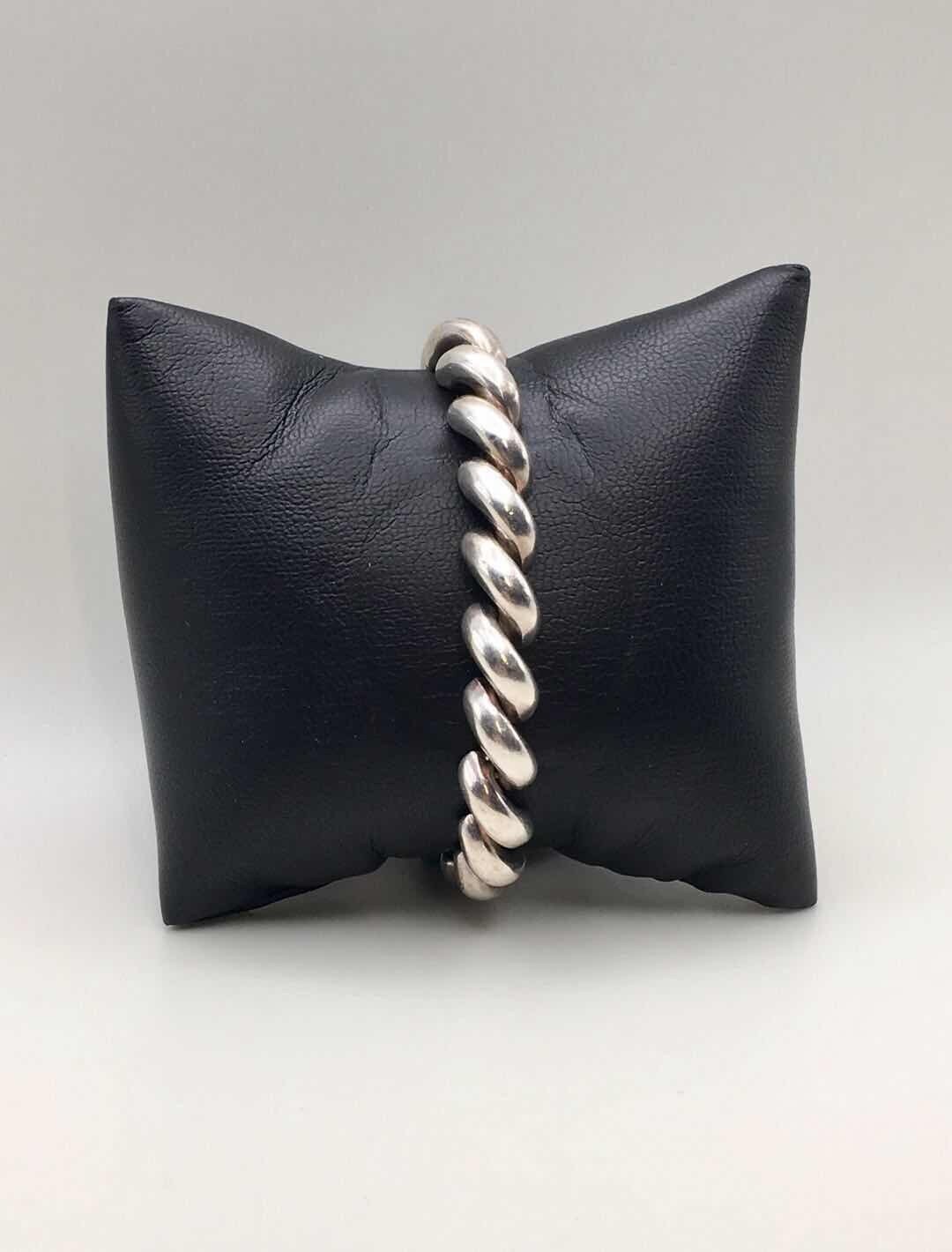 ITALY IBB 925 Sterling Silver Classic San Marco Link Bracelet 7.25 ...