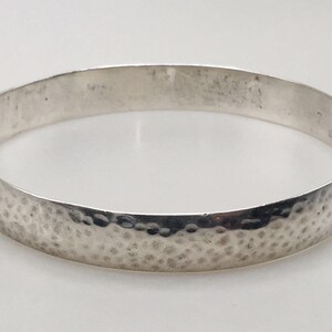 Vintage Sterling Silver Hammered Domed Bangle silver Bangle, Silver Bracelet, Silver Jewelry - Etsy