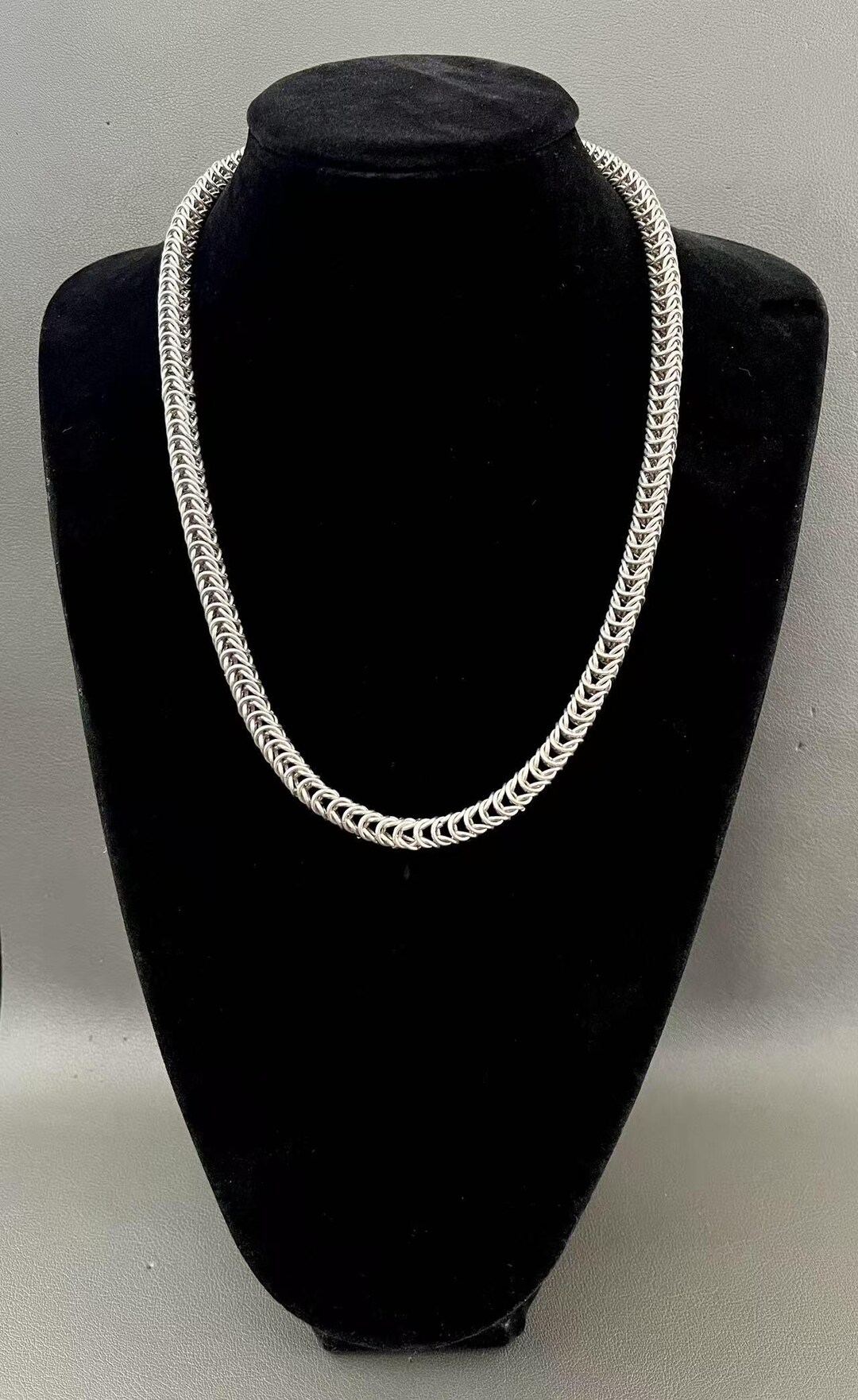 Mexico Texco 925 Sterling Silver Double Foxtail Chain Necklace 23 ...