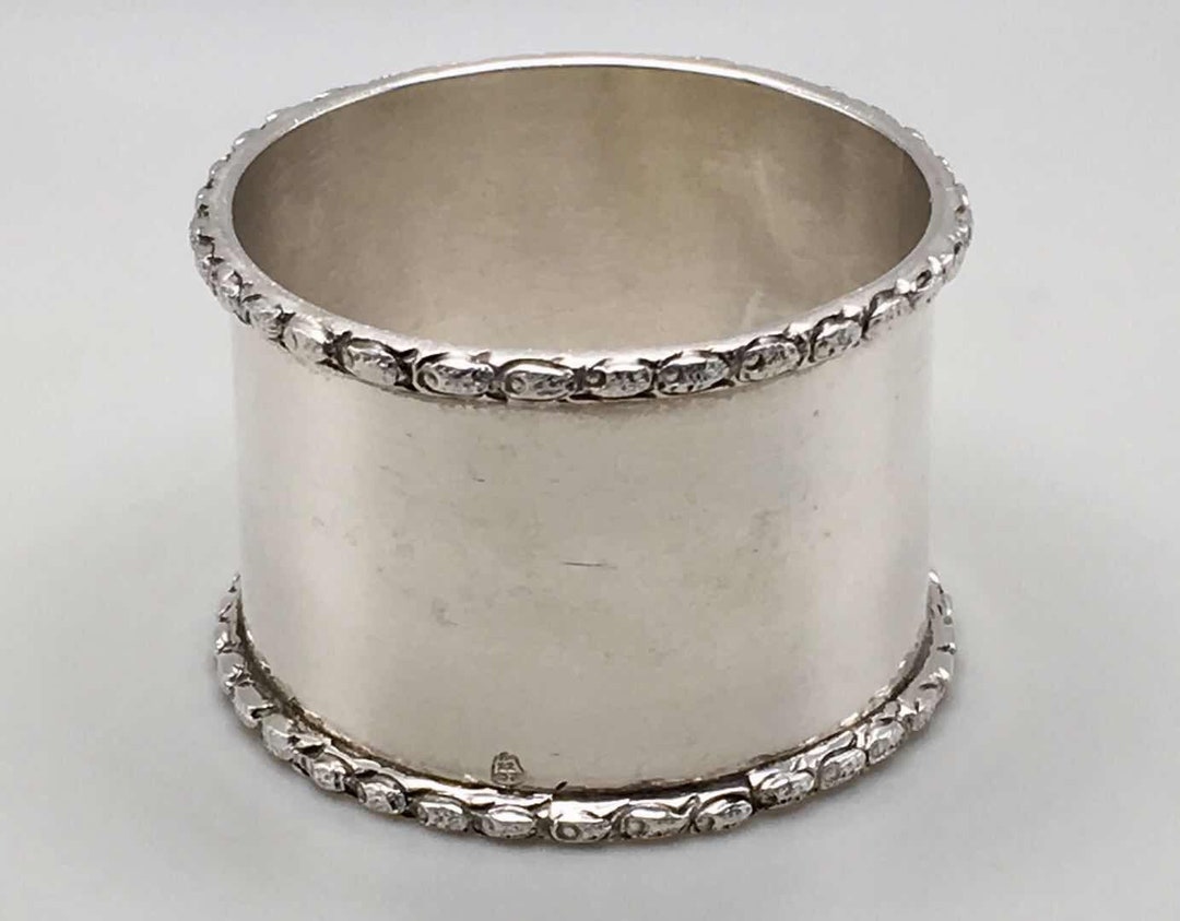 Sanborns Mexico Sterling Silver Engraved Napkin Ring Silver Flatware ...