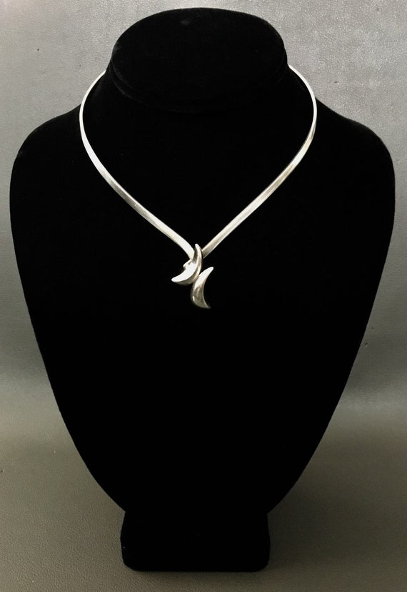 Modernist Design 925 Sterling Silver Interlocking Col… - Gem