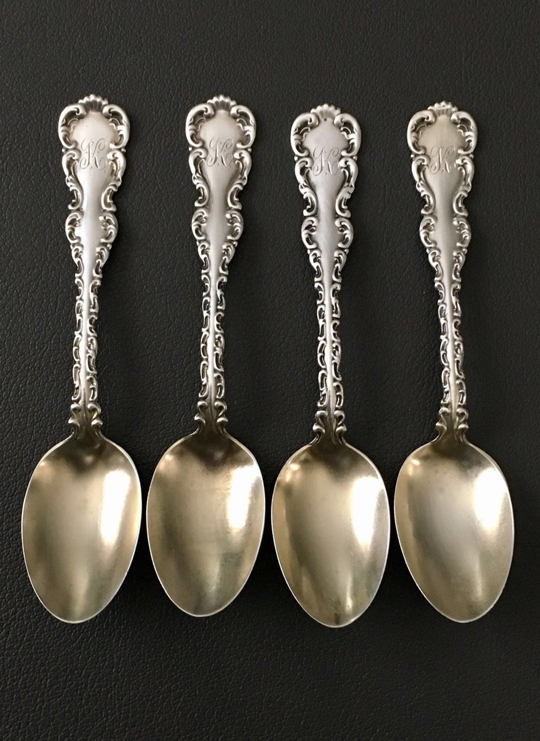 Antique Pattern "louis XV 1891 "by Whiting Sterling Silver Demitasse ...