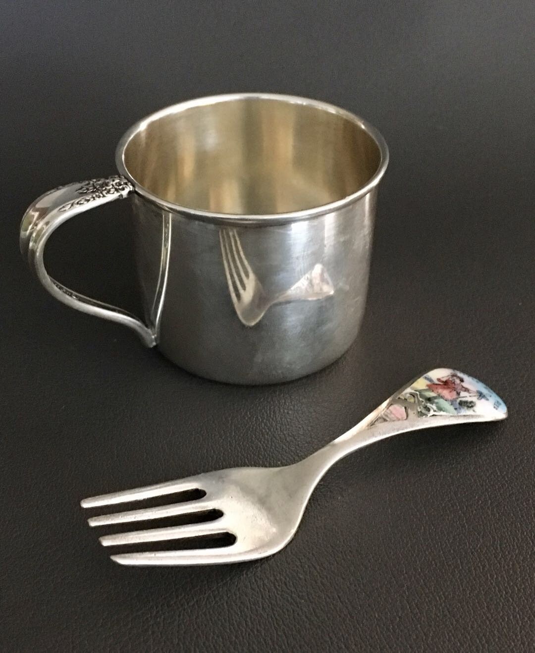 Vintage "prelude"by International Baby Cup and Little Bo Peep Enamel ...