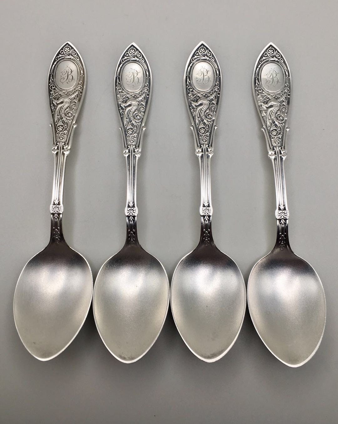 Antique Pattern arabesque 1875 by Whiting Sterling Silver Demitasse ...