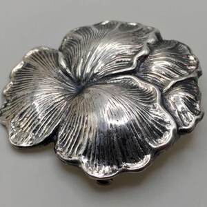 Vintage Sterling Silver Flower Pin Brooch Silver Jewelry Gift silver ...