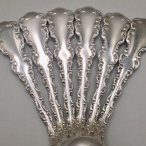 Antique Patten louis XV 1891 by Whiting Sterling Silver Teaspoons Set ...