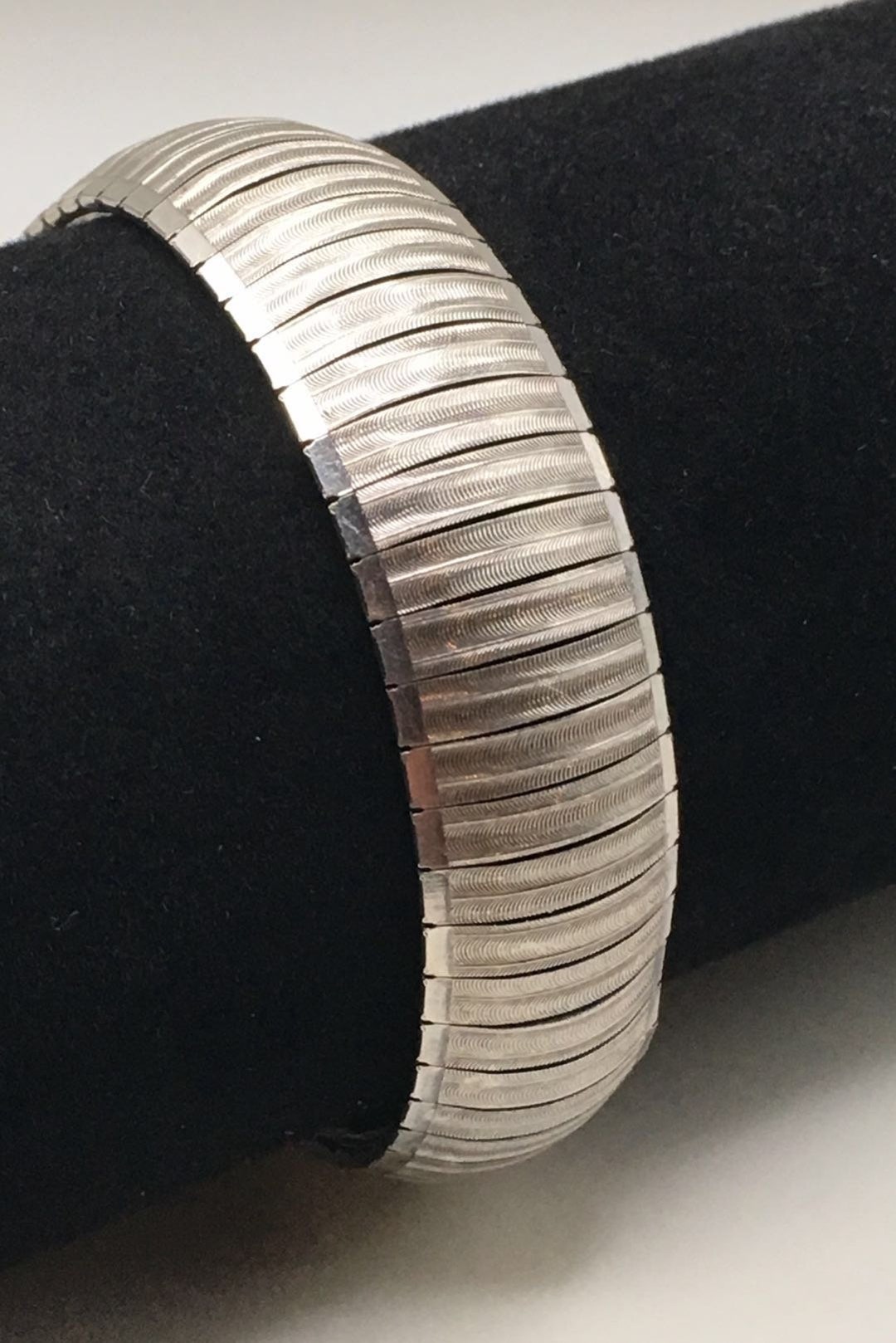 Vintage Italy 925 Sterling Silver Omega Bracelet - 7 1/4" - Etsy